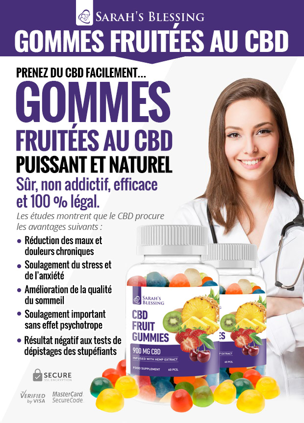 Envoyez-moi mes gommes fruitées au CBD